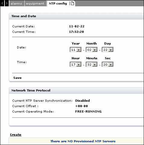 Configure NTP server