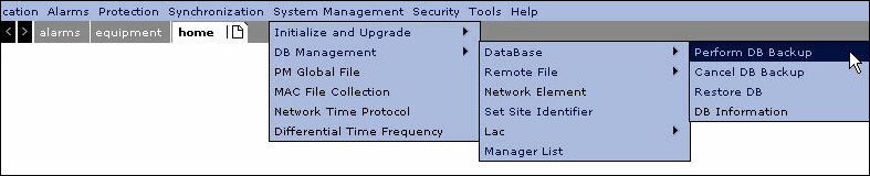 Create a database backup